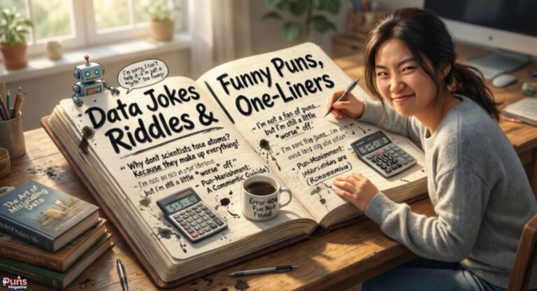 Data Jokes | Funny Puns, Riddles & One-Liners – Puns Magazine